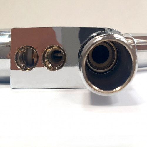 Compact cold only tap with pull-out shower