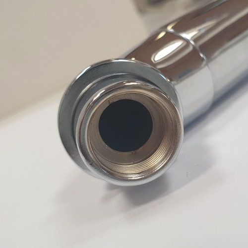 Compact cold only tap with pull-out shower