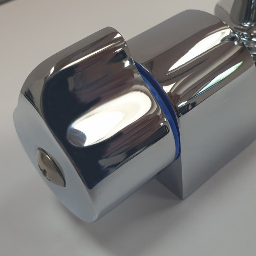 Compact cold only tap with pull-out shower