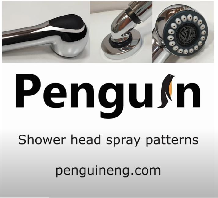Barka Marine shower head spray patterns - Penguin Engineering