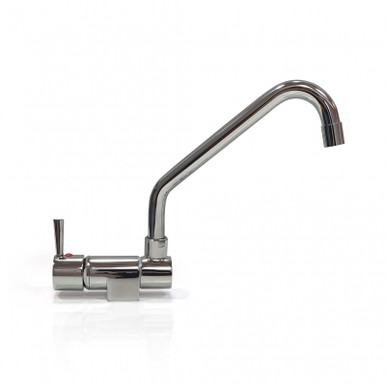 ML1100L Chromed brass 360° swivelling fold-down mixer tap
