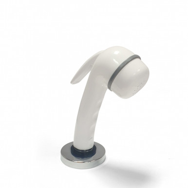 Pull-out straight water saving trigger shower head with holder and hose