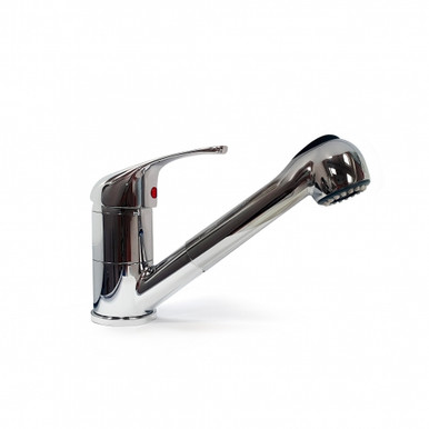 Pull Out One Handled Mixer, push buttons switch between tap /shower