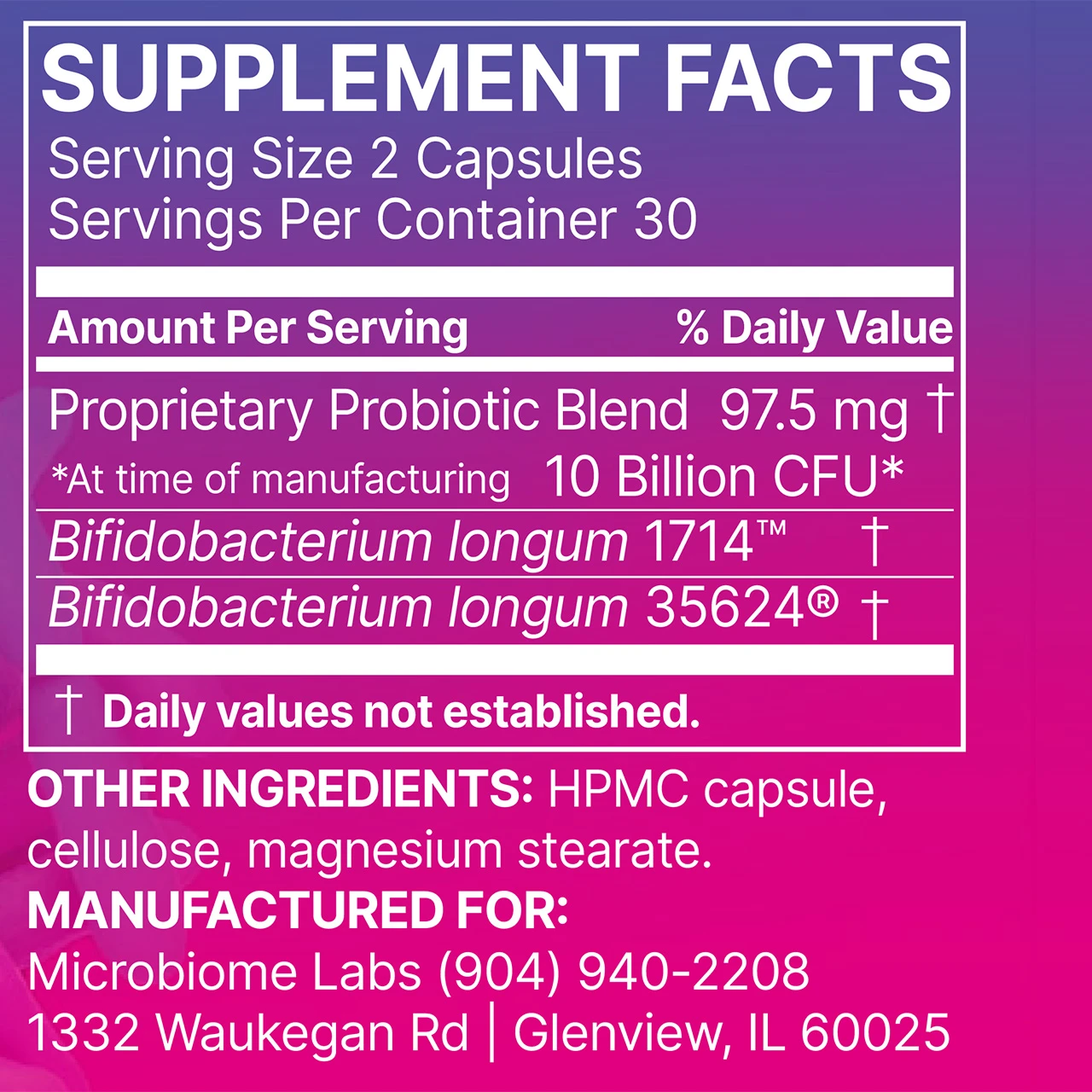 MICROBIOME LABS Zenbiome DUAL - Sanjevani Store