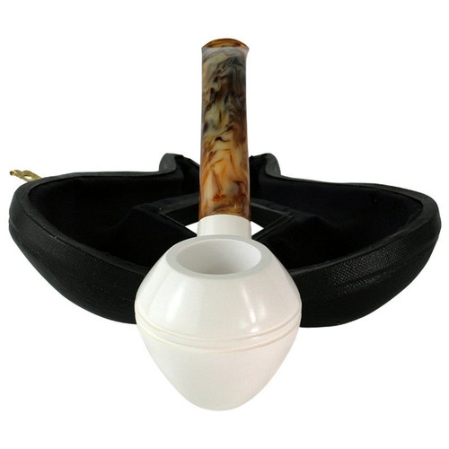 Deluxe Smooth Rhodesian Lattice Accent Meerschaum Pipe | Royal ...