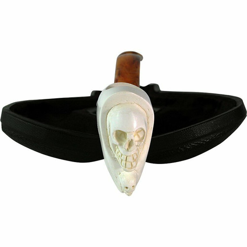 Grim Reaper with Skull Meerschaum Pipe | Royal Meerschaum Pipes
