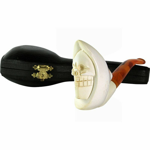 Cloaked Grim Reaper Meerschaum Pipe | Royal Meerschaum Pipes
