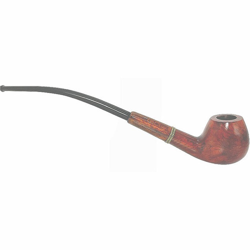 Colton 9mm Brass Rings German Briar Churchwarden Pipe | Royal ...