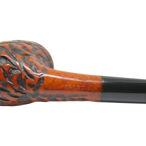 Lorenzo Spitfire Sport Rusticated Brandy Italian Briar Pipe | Royal ...