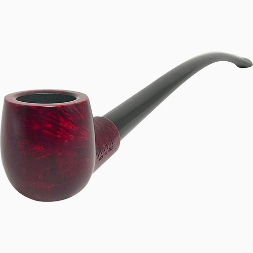 Red Short Billiard Italian Briar Churchwarden Pipe | Royal Meerschaum Pipes