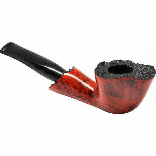 Orange Freehand Italian Briar Pipe | Royal Meerschaum Pipes