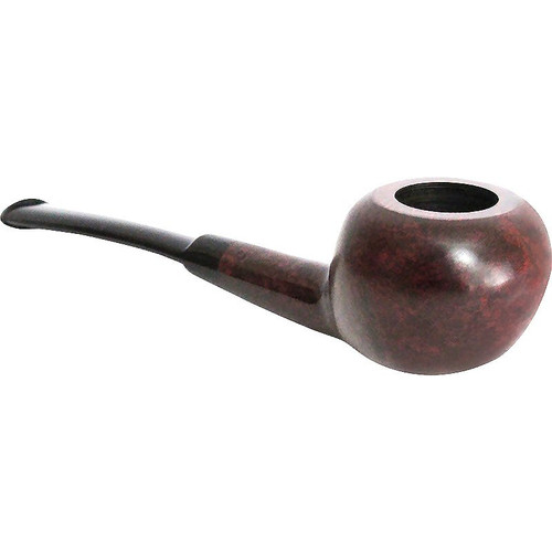 Round Apple Red Small Italian Briar Pipe | Royal Meerschaum Pipes