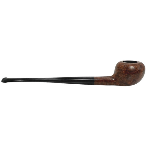 Small Round Tomato Italian Briar Churchwarden Pipe | Royal Meerschaum Pipes
