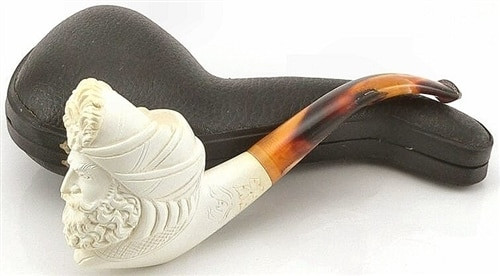 Meerschaum Pipes - Hand Carved Large Sultan Meerschaum Pipe - Buy ...