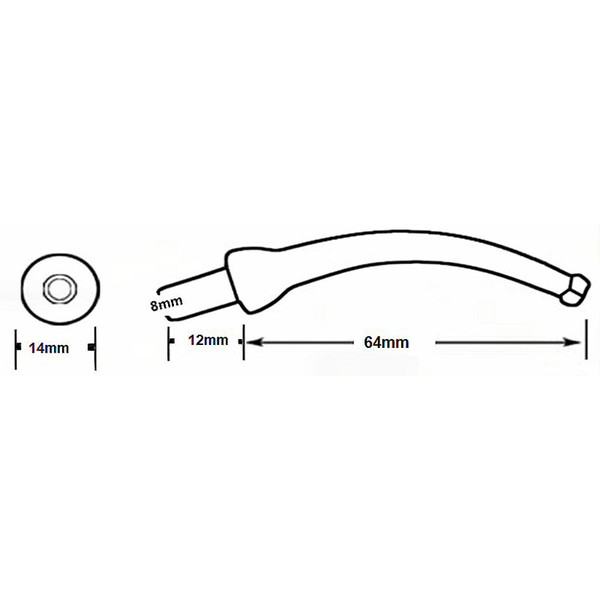 Black Designer Briar Pipe Stem - Bent | Royal Meerschaum Pipes