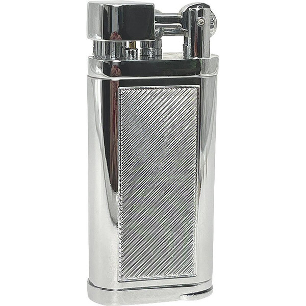 Spunk Butane Pipe Lighter with Pipe Tool - Silver | Royal Meerschaum Pipes