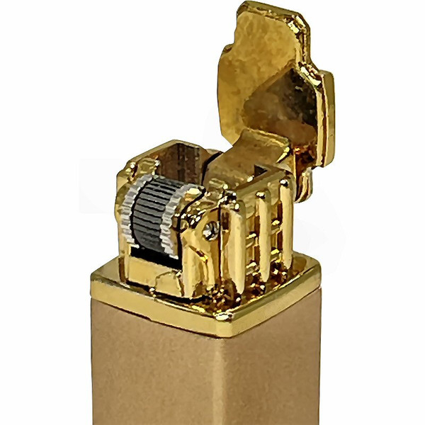 Mini Raythor Butane Ligher with Keychain - Gold | Royal Meerschaum Pipes