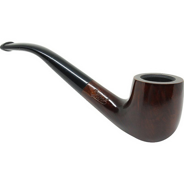 Lorenzo Spitfire Sport Walnut Bent Stem Briar Pipe | Royal Meerschaum Pipes