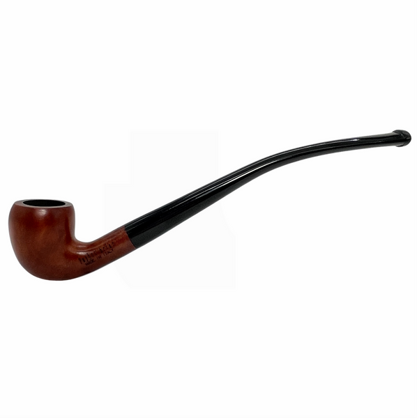 Small Light Brown Churchwarden Italian Briar Pipe | Royal Meerschaum Pipes