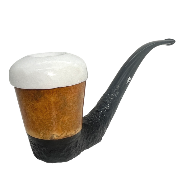 Calabash African Gourd Wood Meerschaum Pipe - Large | Royal Meerschaum ...