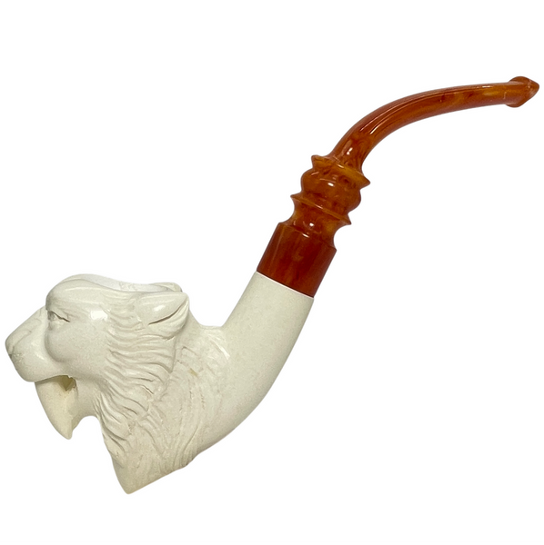 Special Sabertooth Tiger Oom Paul Style Meerschaum Pipe | Royal ...