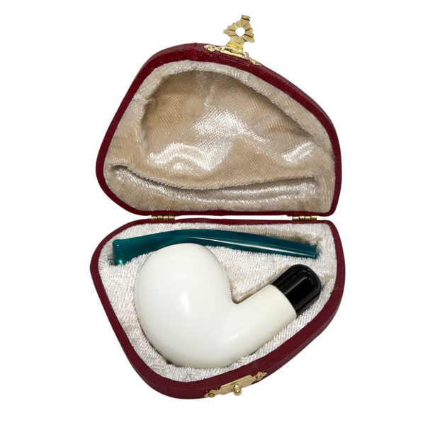 Smooth Egg Army Mount Style Meerschaum Pipe | Royal Meerschaum Pipes