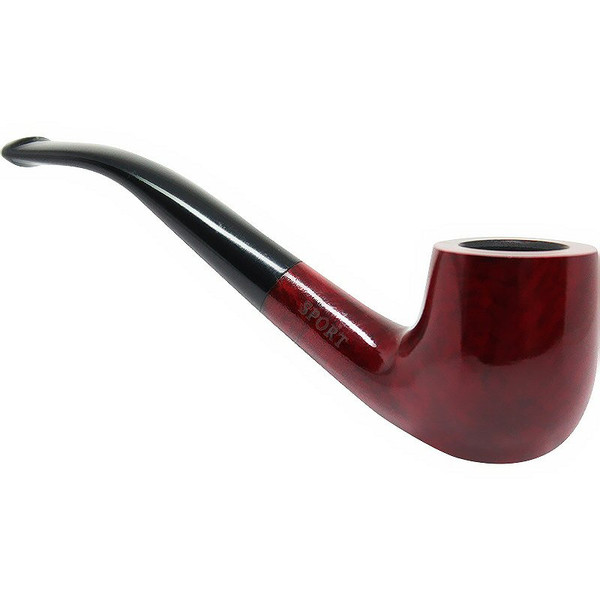 Lorenzo Spitfire Sport Deep Red Billiard Briar Pipe | Royal Meerschaum ...