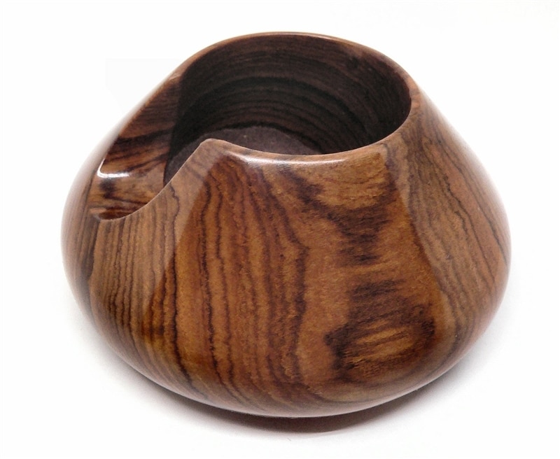 Woodmere Round Single Pipe Rest - Teak | Woodmere Pipe Stands | Royal ...