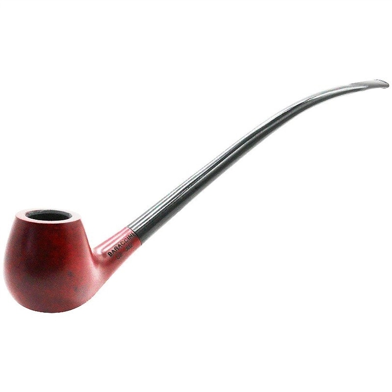 Baraccini Red Churchwarden Italian Briar Pipe | Churchwarden Briar ...