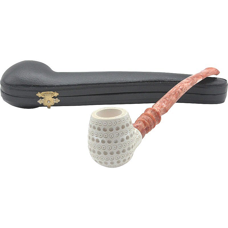 Lattice Churchwarden Meerschaum Pipe | Royal Meerschaum Pipes