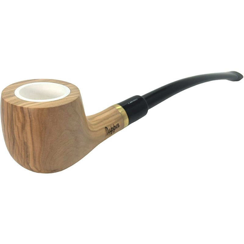 Meerschaum Lined Olive Wood 9mm Churchwarden Pipe | Royal Meerschaum Pipes