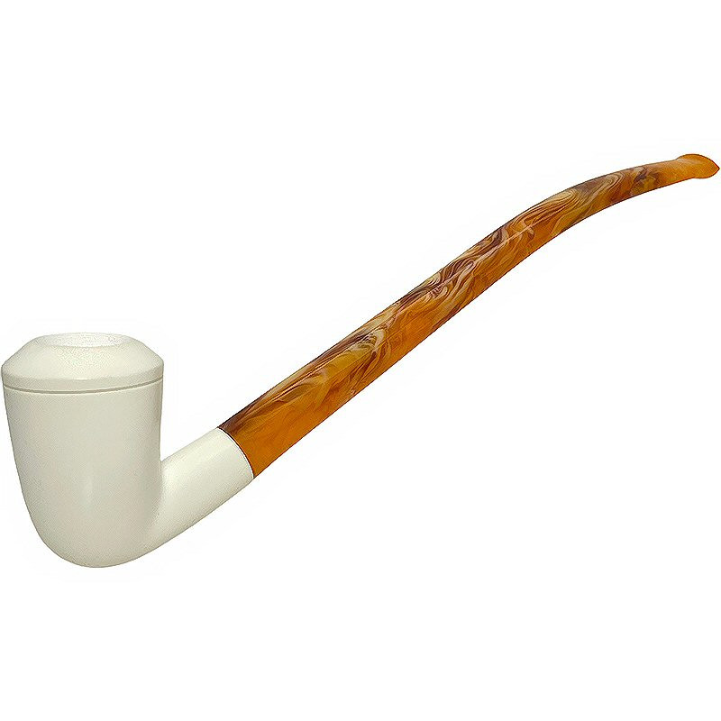 Smooth Dublin Churchwarden Meerschaum Pipe | Royal Meerschaum Pipes
