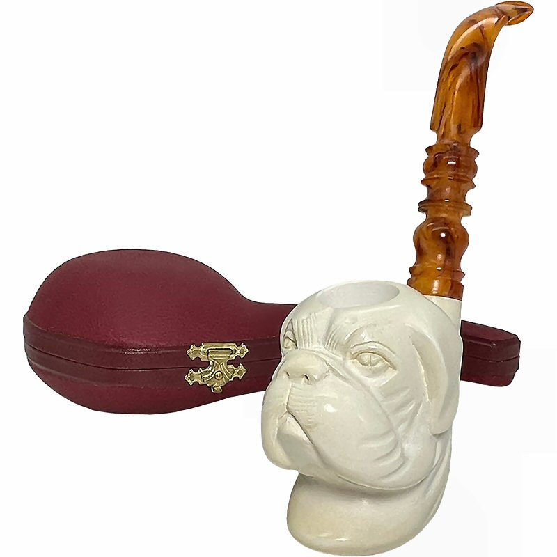 Special Signed M. Ali French Bulldog Meerschaum Pipe | Royal Meerschaum ...