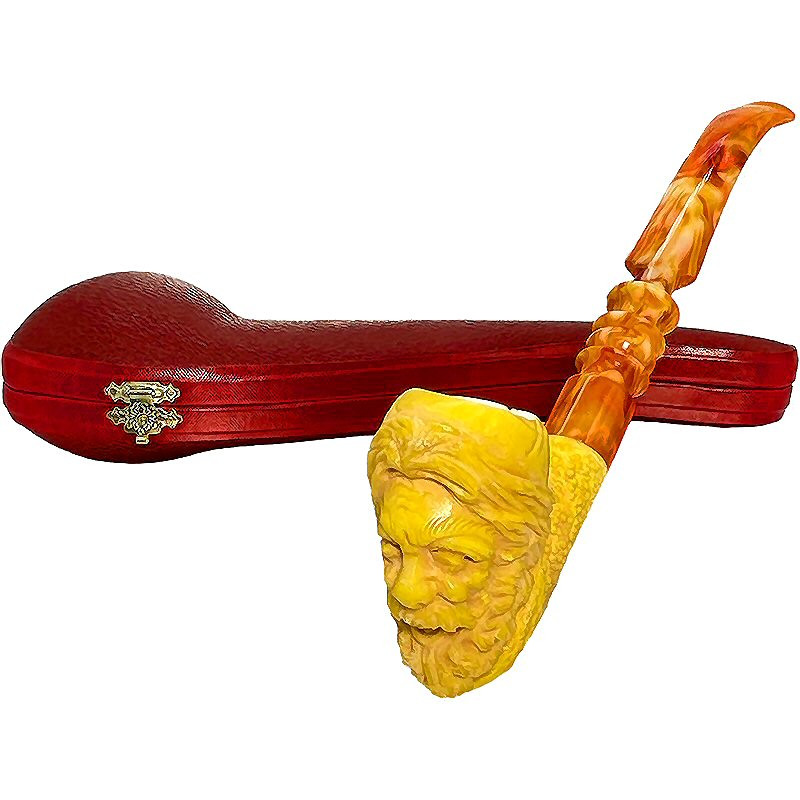 Santa Claus Churchwarden Meerschaum Pipe | Royal Meerschaum Pipes