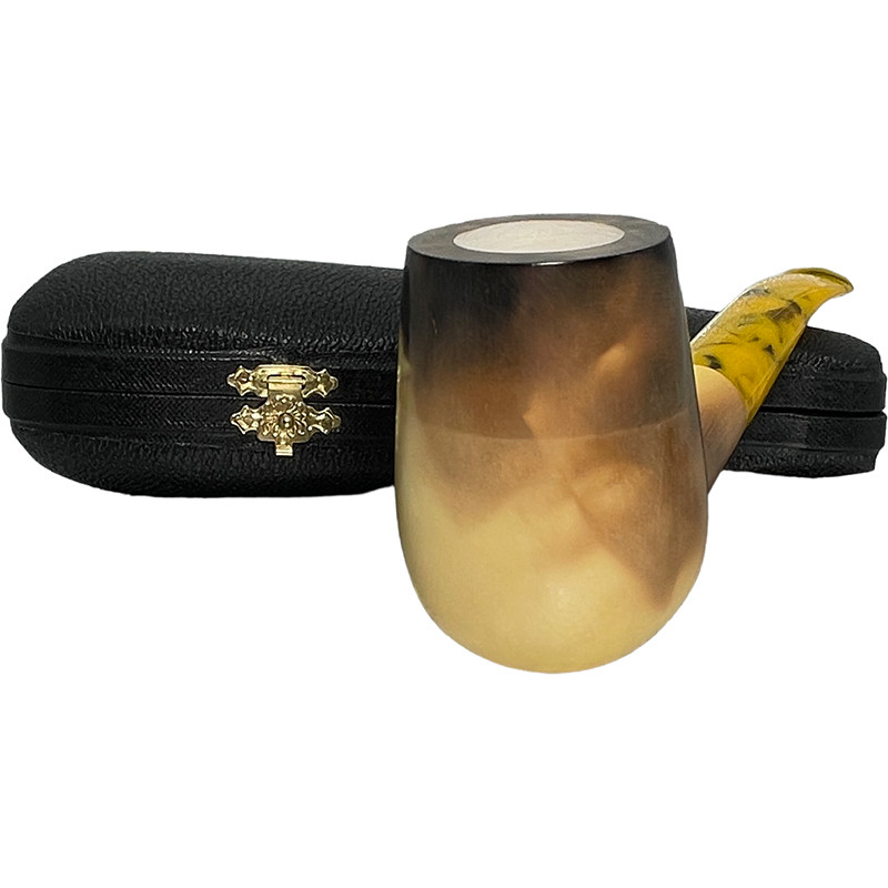 Special Billiard Calcined Meerschaum Pipe Set | Royal Meerschaum Pipes