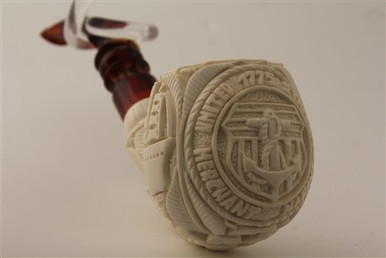 Special Hand Carved US Merchant Marine Meerschaum Pipe - Buy Meerschaum ...