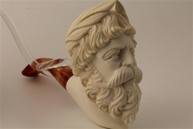 Special Hand Carved Zeus Meerschaum Pipe - Buy Meerschaum Pipes on sale ...