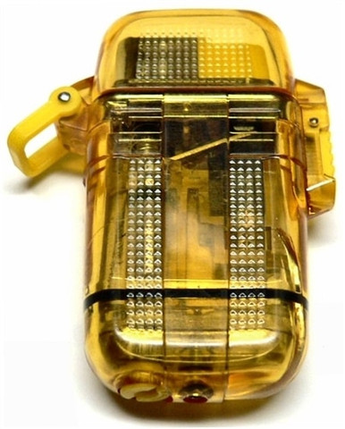 Transparent Butane Lighter - Yellow | Royal Meerschaum Pipes