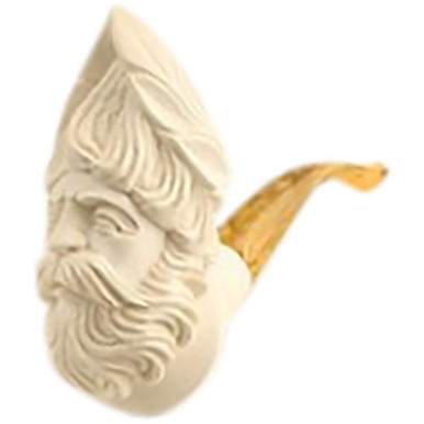 Deluxe Hand Carved Zeus Meerschaum Pipe - Buy Meerschaum Pipes on sale ...