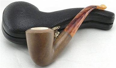 Meerschaum Pipes - Hand Carved Colored Smooth Dublin Shape Meerschaum ...