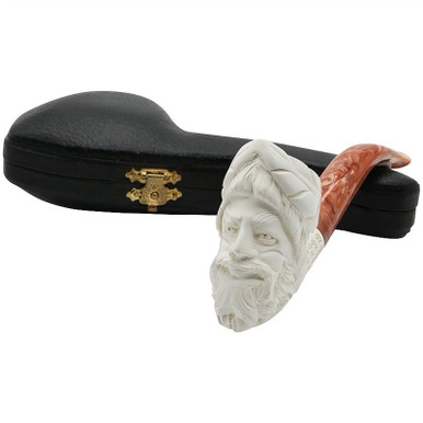 Hand Carved Zeus 100% Solid Block Meerschaum Pipe | People Meerschaum ...