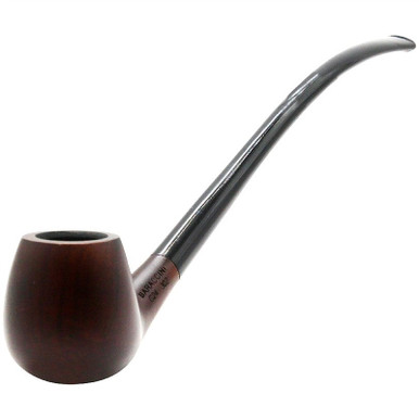 Baraccini Brown Churchwarden Italian Briar Pipe | Churchwarden Briar ...