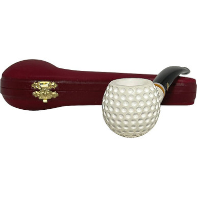 Deluxe Arasta Signed Golf Ball Meerschaum Pipe | Royal Meerschaum Pipes