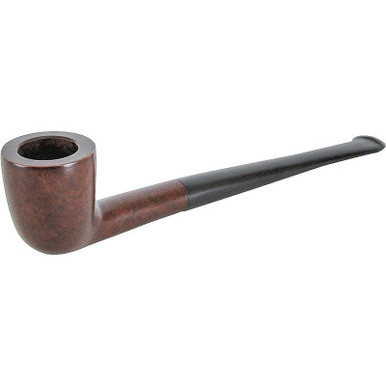 Small Brown Straight Stem Italian Briar Pipe | Royal Meerschaum Pipes