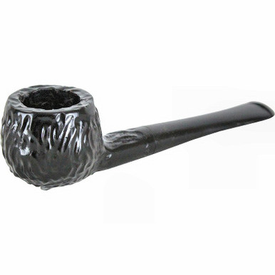 Small Dark Rustic Prince Italian Briar Pipe | Royal Meerschaum Pipes