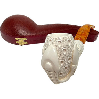 Special Fancy Claw Holding Lattice Bowl Meerschaum Pipe | Royal Meerschaum Pipes