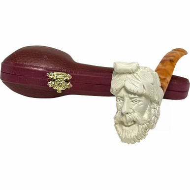 Bacchus Tiger Stem Meerschaum Pipe | Royal Meerschaum Pipes