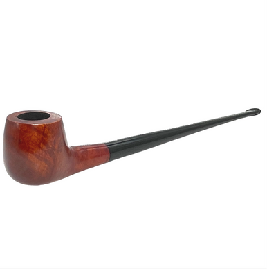 Straight Stem Italian Briar Churchwarden Pipe | Royal Meerschaum Pipes