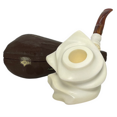 Bekler Sitting Freehand Knurl GBD Meerschaum Pipe | Royal Meerschaum Pipes