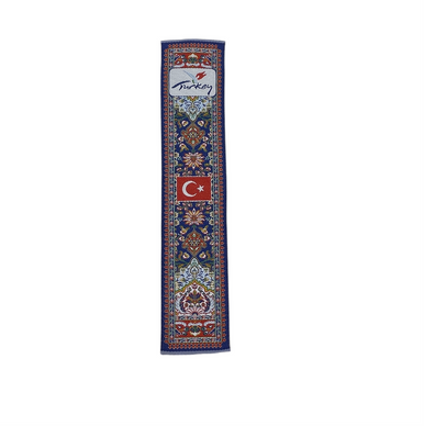Turkish Woven Bookmark - Blue Red | Royal Meerschaum Pipes